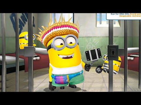 Island Hopper minion in Run for 9m00s Avoid performing despicable actions task