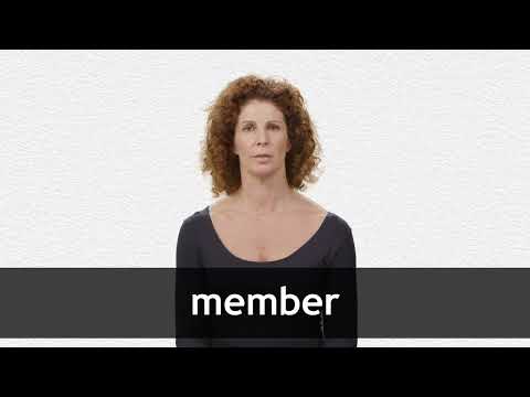 How to pronounce MEMBER in American English