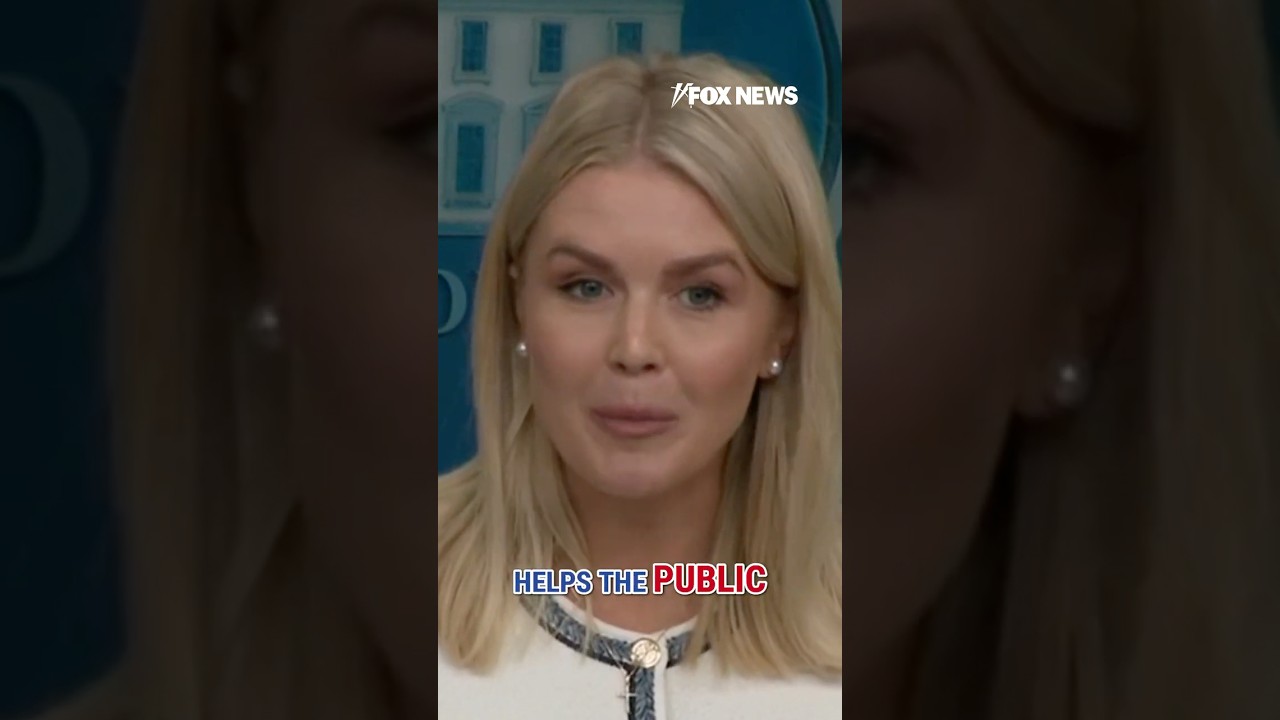 Leavitt ridicules NPR's 'public safety' value #publicsafety #shorts #politics #whitehouse