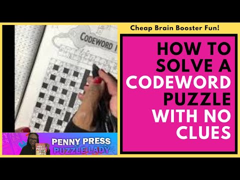 No Clues Allowed! How to Solve a Codewords Crossword Puzzle Without Given Clues
