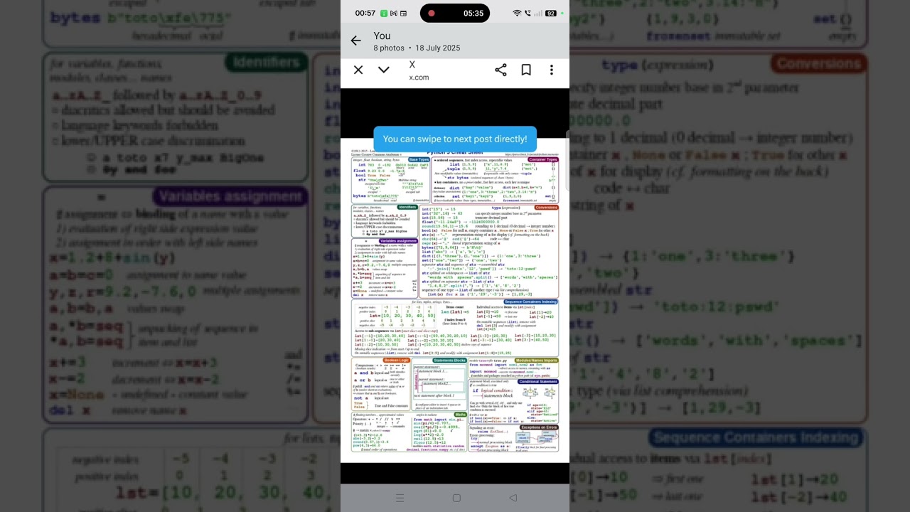 Python Cheat Sheet Explained in 10 Minutes 🔥 | Master Python Fast!