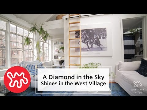 A 350 Sq Ft West Village Apartment Shines Like A Diamond | House Tours