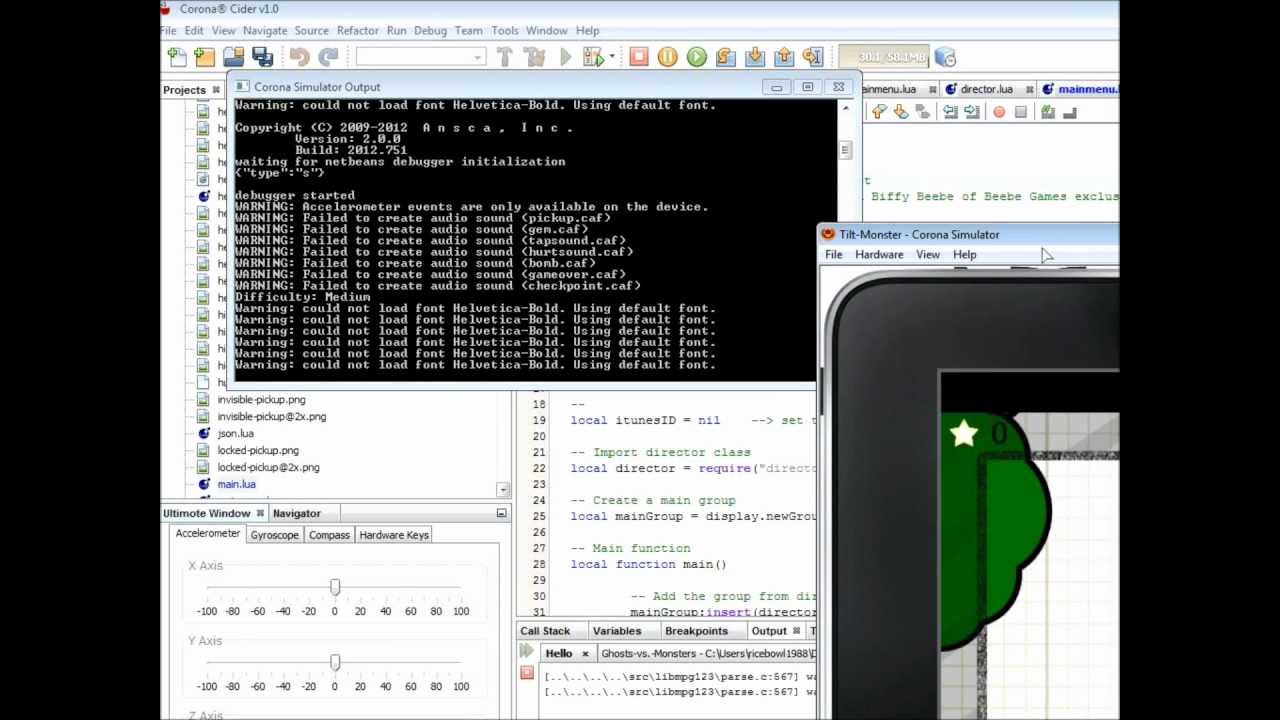 Lua Glider - Visual Debugger and Remote