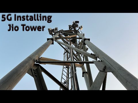 Mobile Tower Fabrication and Installation, Jio Tower Installation in India