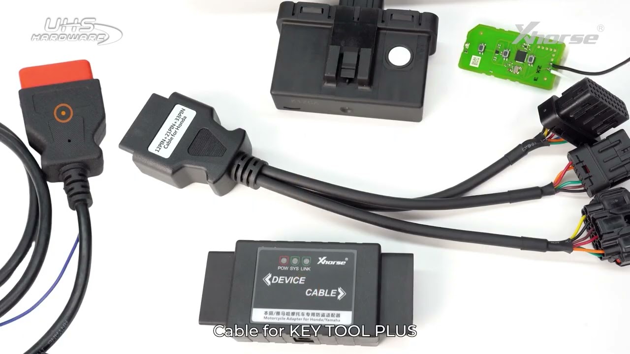 How to use Xhorse Motorcycle Adapter for Honda to add key & all key lost VVDI