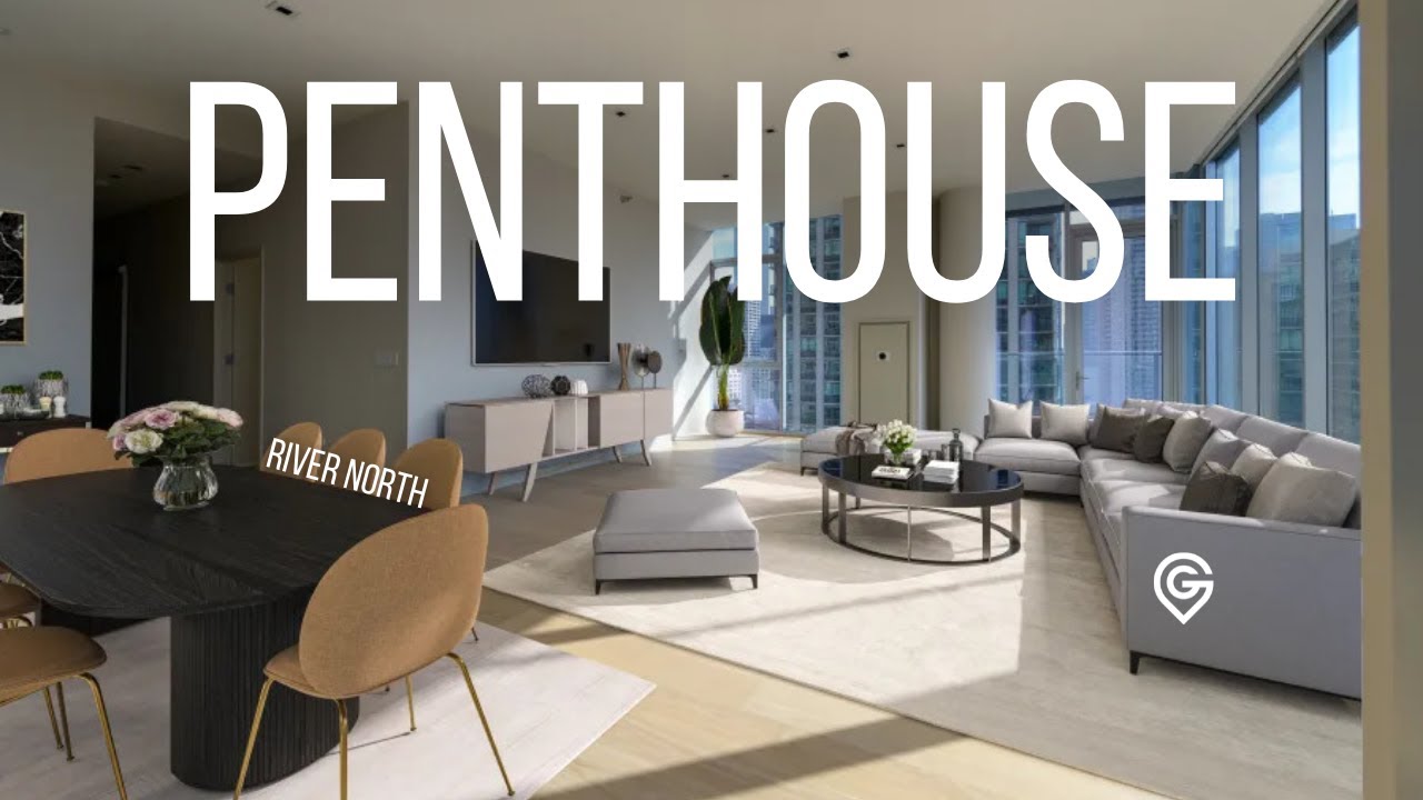 River North Penthouse Tour | 8 E Huron Downtown Chicago