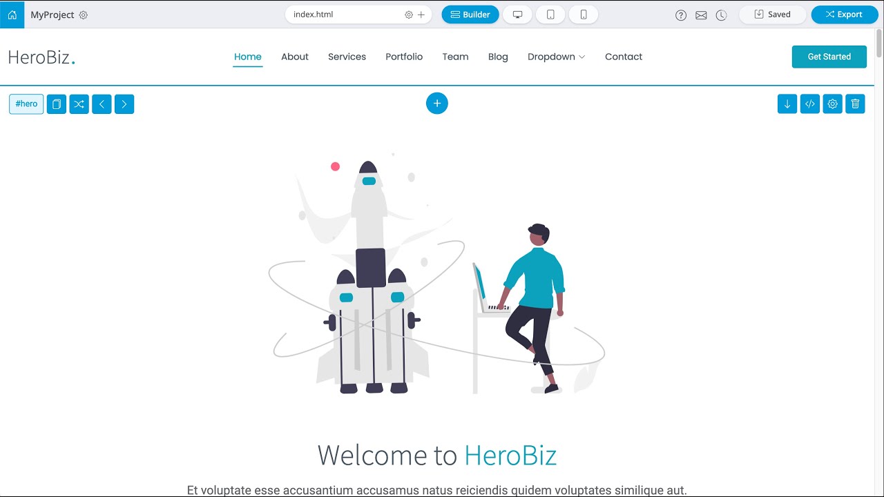 BootstrapMade Template Builder Overview