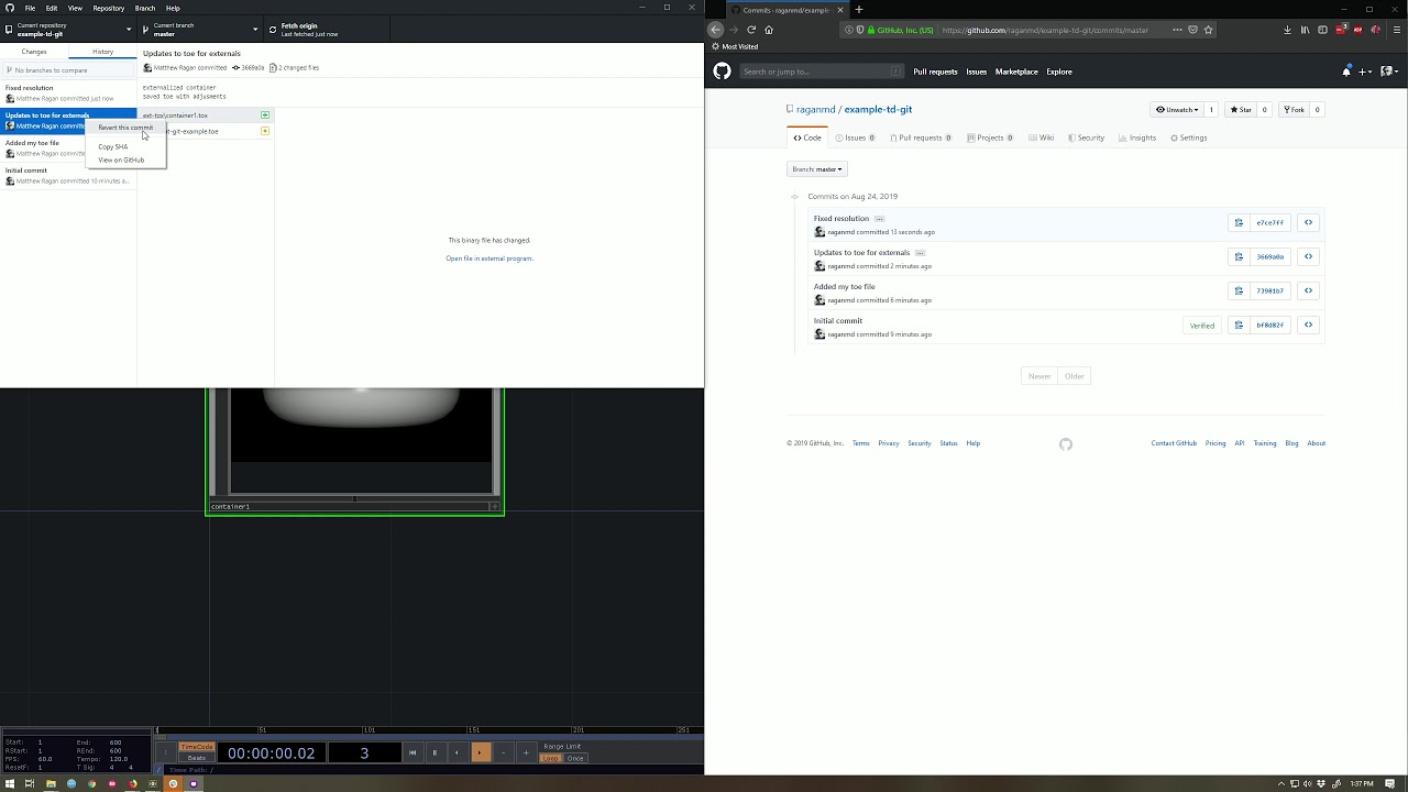 TouchDesigner | GitHub & External Toxes | 2/3