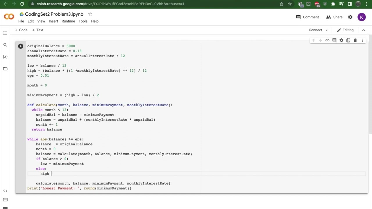 Coding Problem Set 2: Part 3