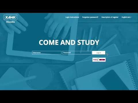 Moodle info for students