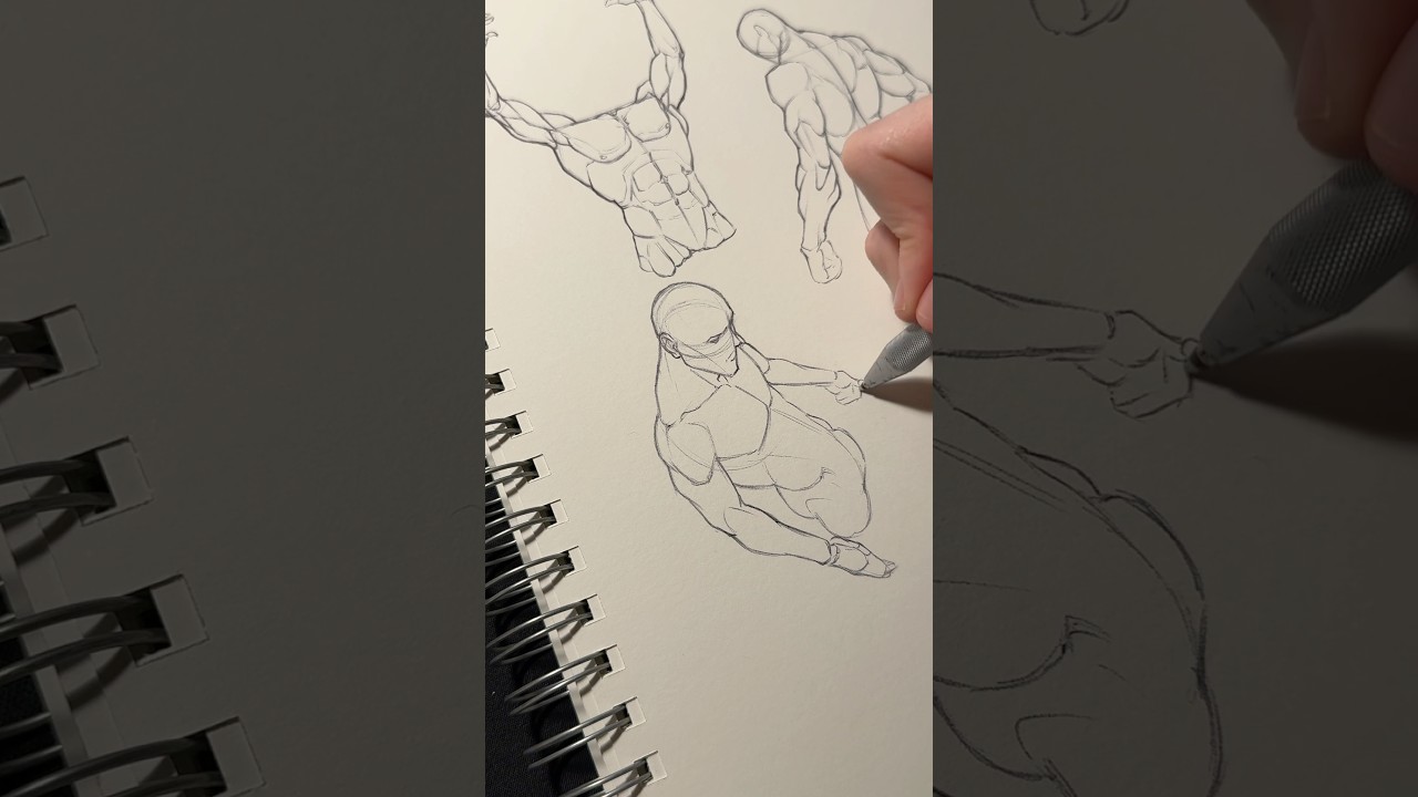 Practicing anatomy ✍️ #practice #anatomy #drawing #art #sketch #learning #fyp