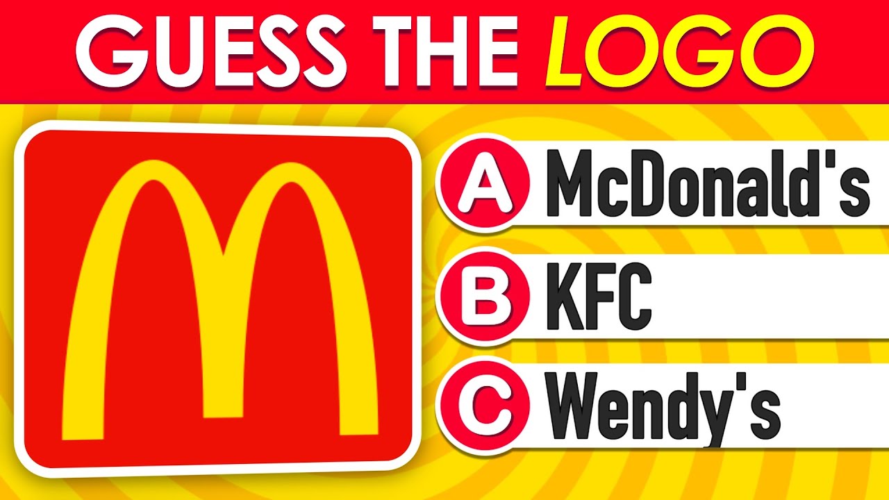 50 Famous Logos You Should Know | Guess the Logo Quiz