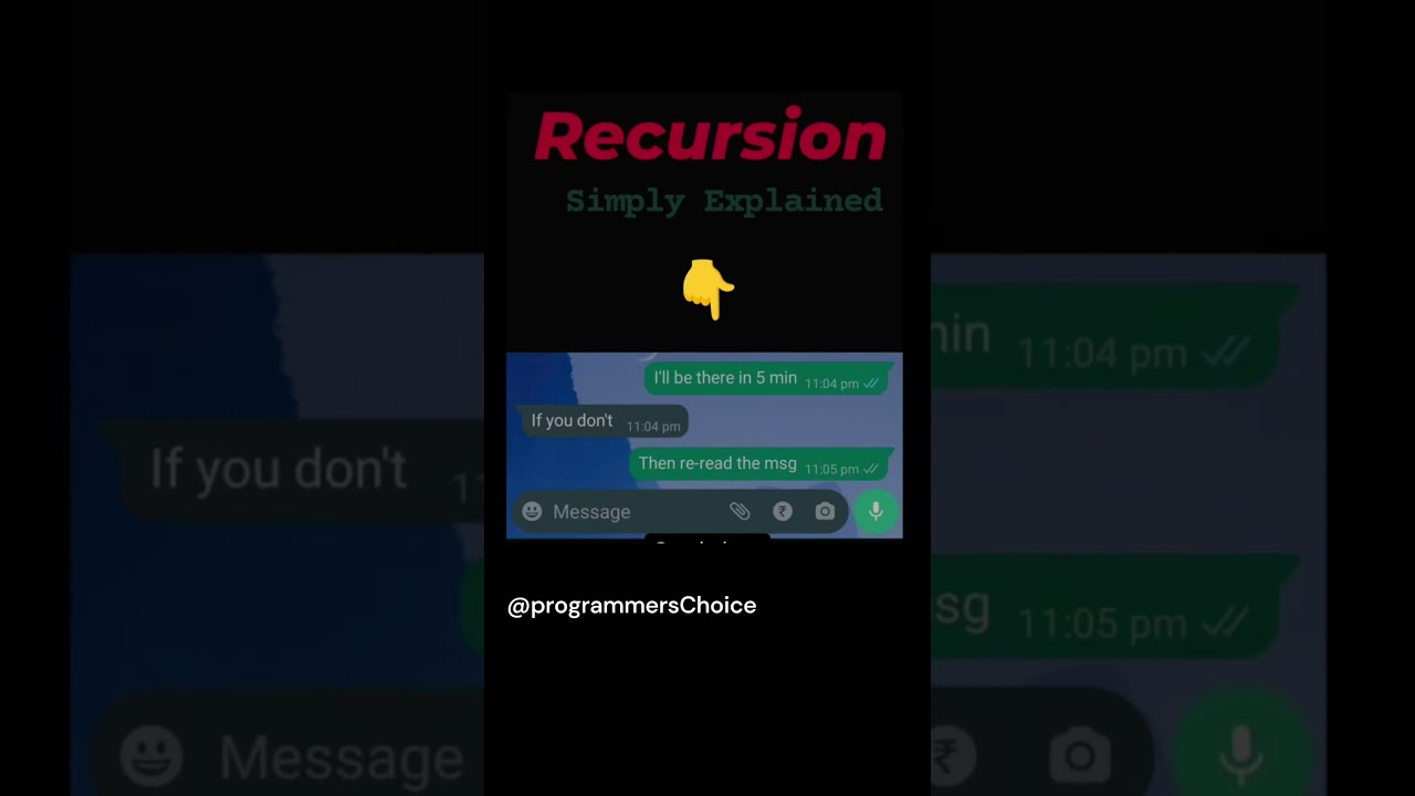 This is recursion 😂😂😂 share with friends and follow me