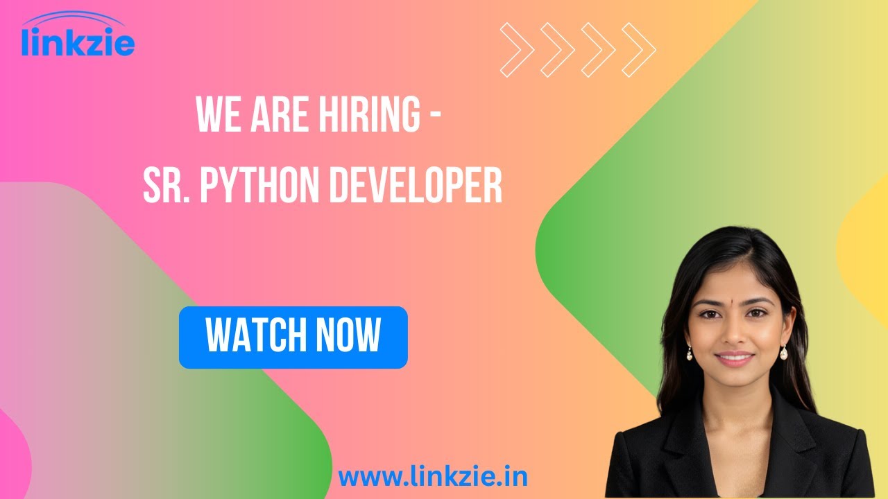 We are Hiring - Sr.  Python Developer