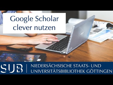 Google Scholar clever nutzen