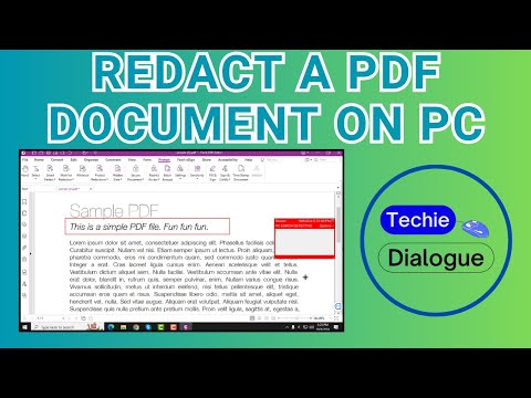 How to Redact a PDF Document on PC
