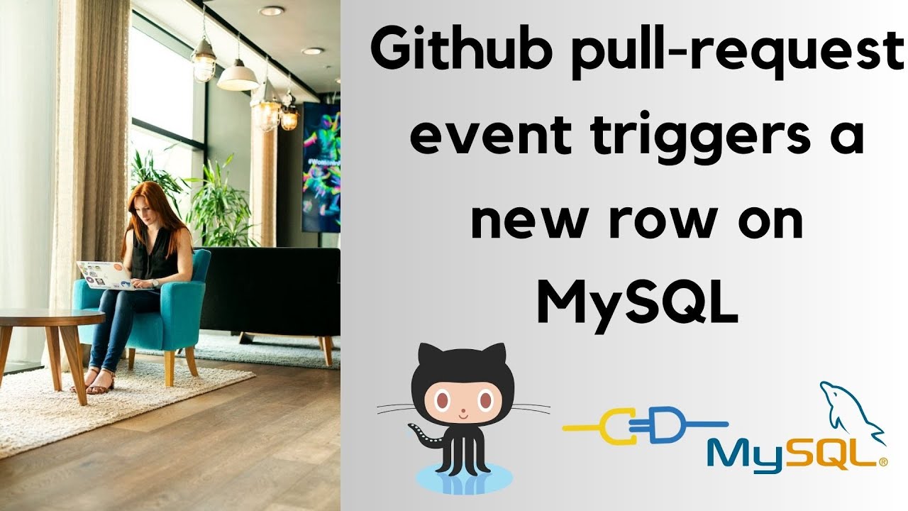 GitHub pull-request event triggers a new row on MySQL