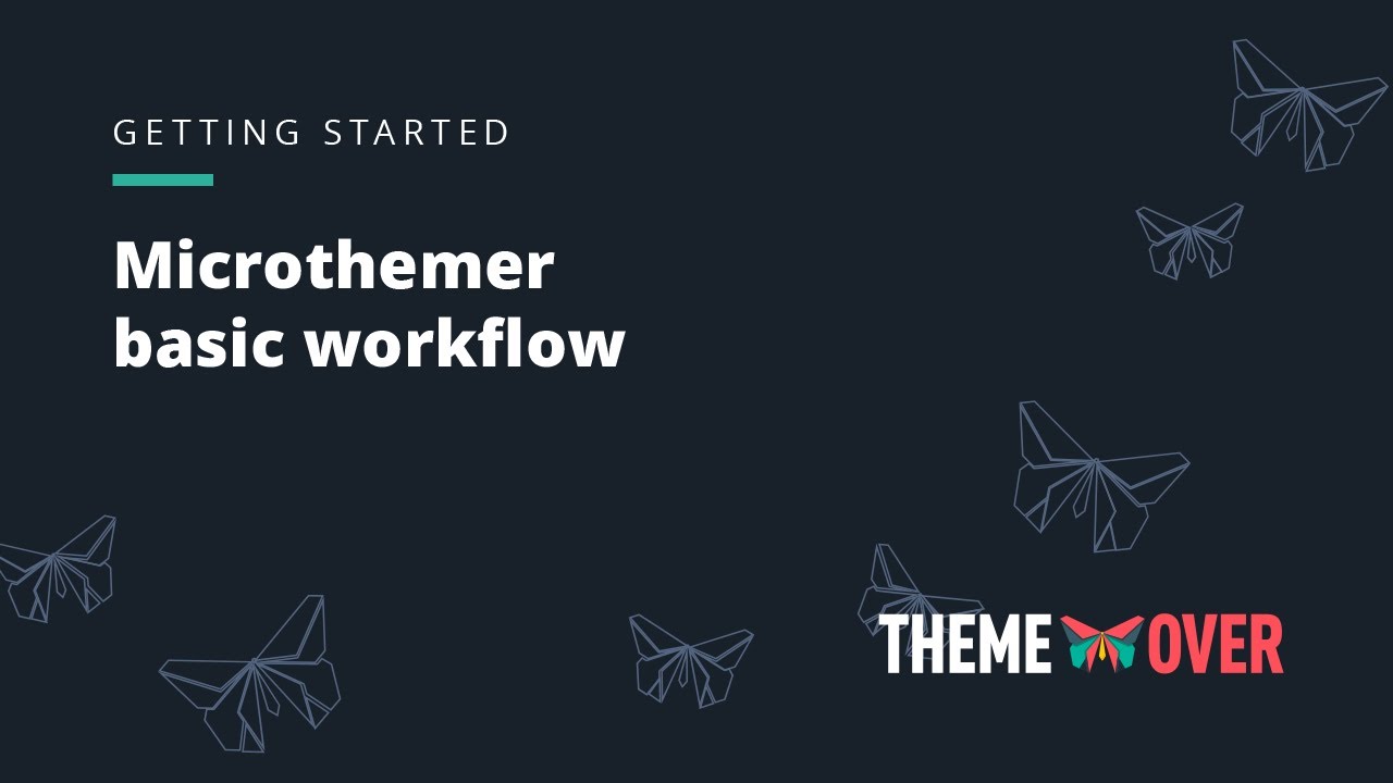 Microthemer - basic workflow