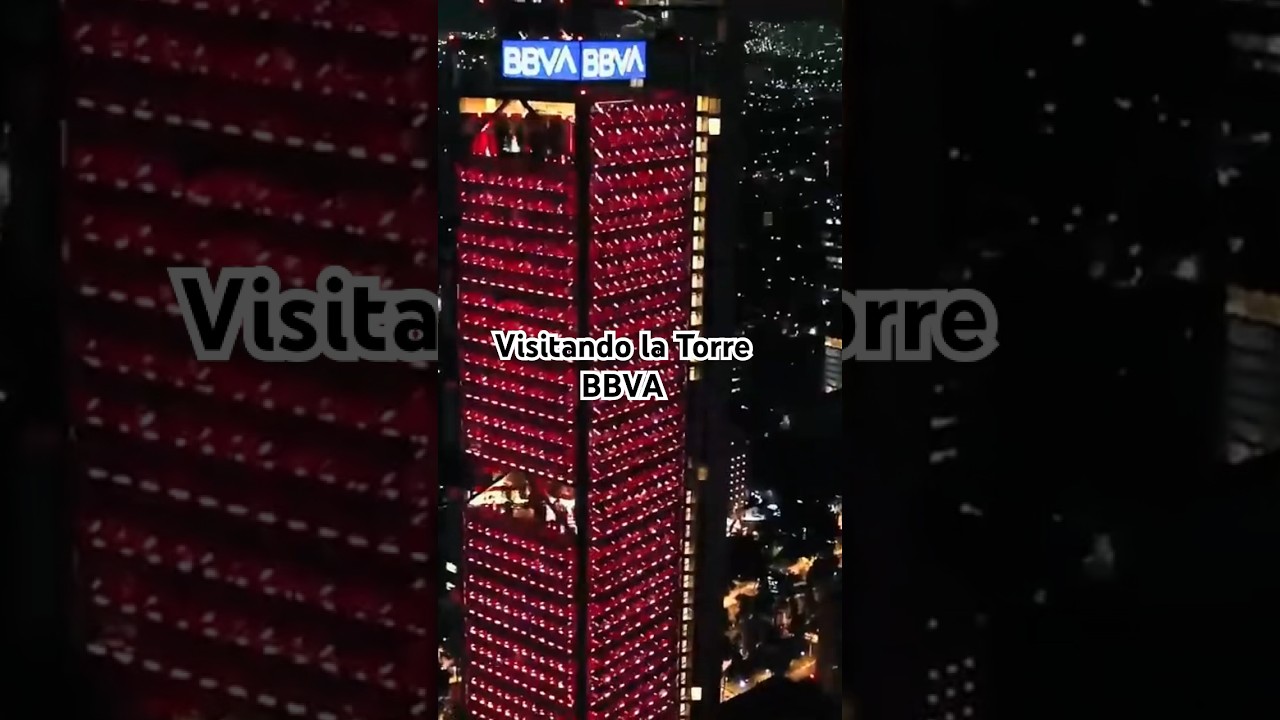 We visited the inside of the BBVA Tower in Mexico City
