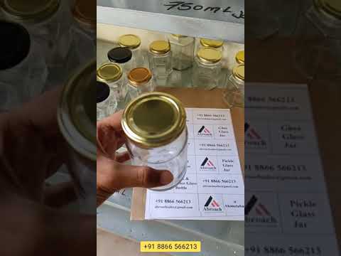 400ml Round Glass Jar : Ghee Packing Glass Jar : +91 8866 566213