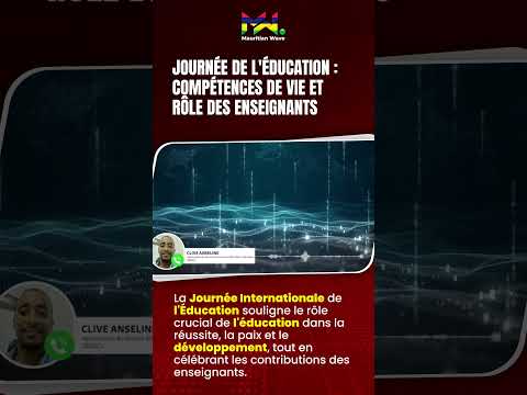 Journée de l'Éducation : Compétences de Vie et Rôle des Enseignants