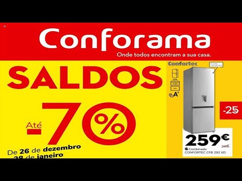Folheto Conforama | Ofertas e promoções Até 28/01