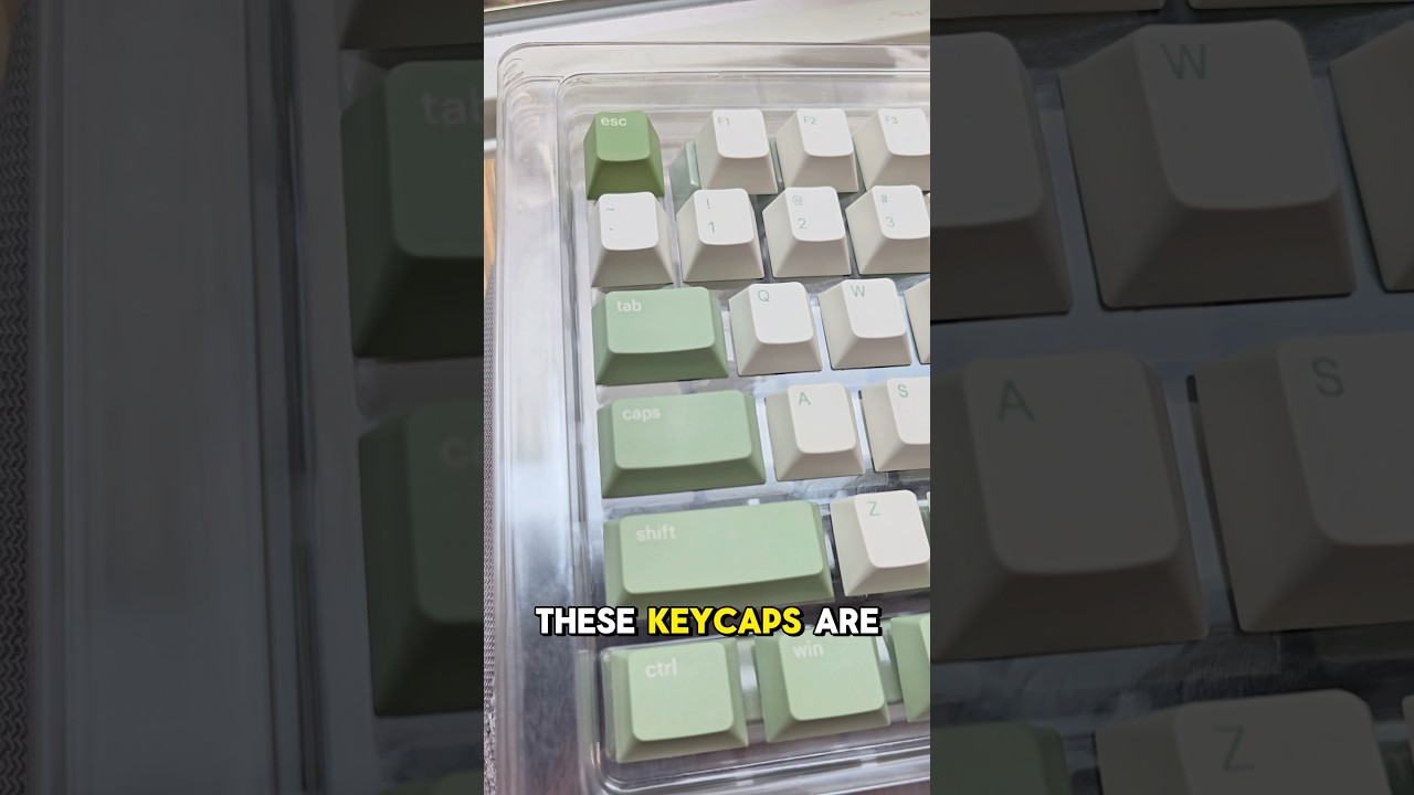 The COOLEST Keycaps!? Get it cus mint is cool?