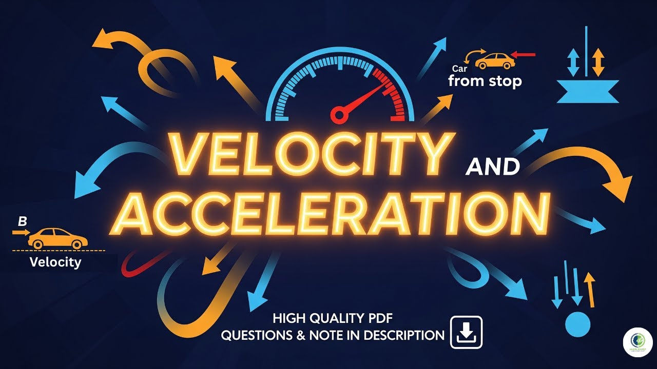 Velocity and Acceleration | Difference, Formula & Examples Explained Simply