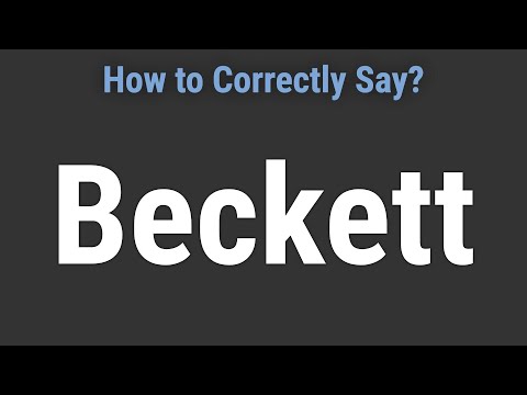 How to Pronounce Name Beckett (Correctly!)