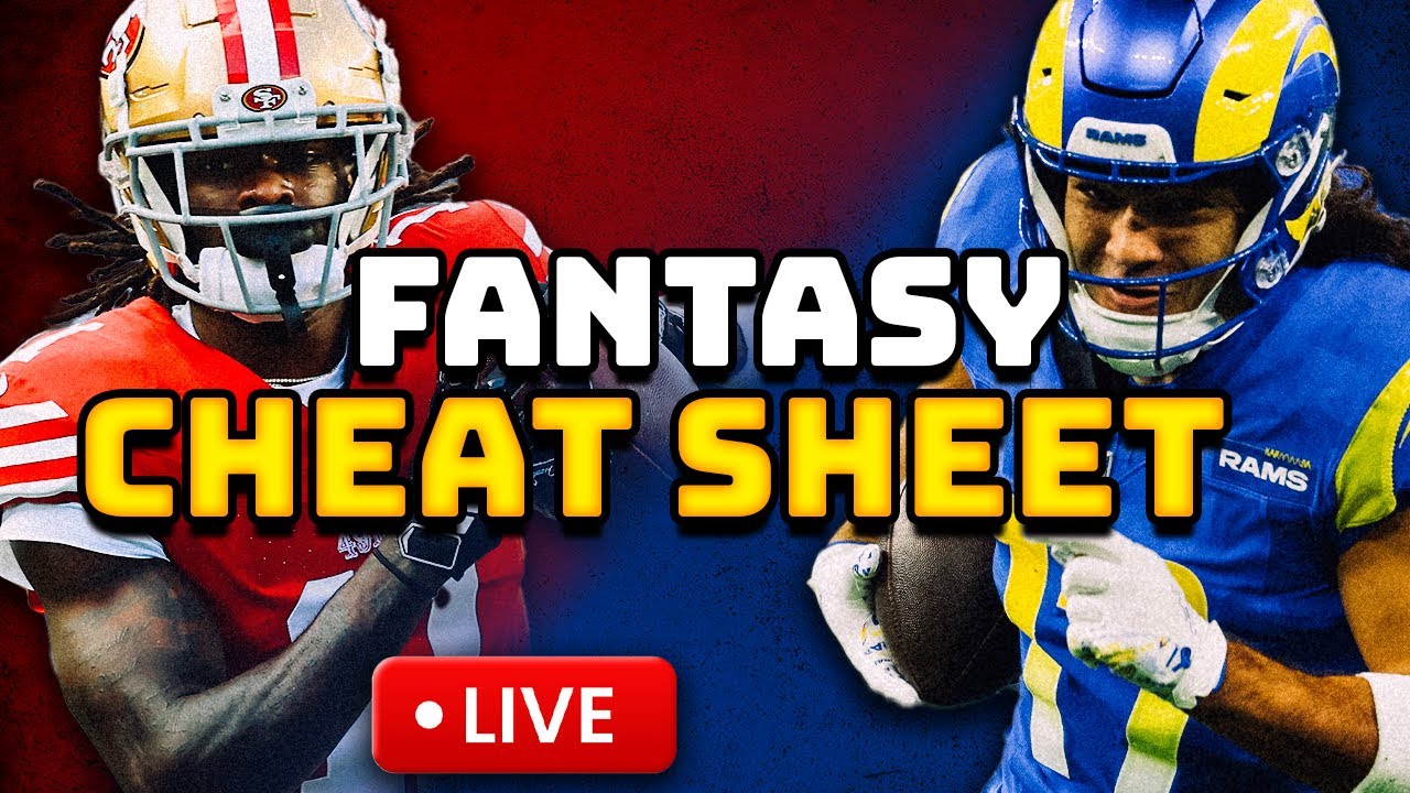 NFL Fantasy Cheat Sheet: The Most Undervalued WR Room in Fantasy!