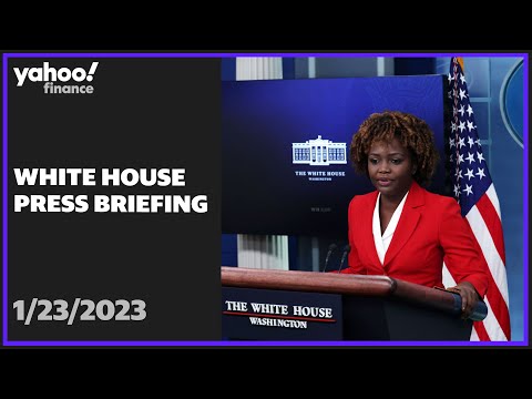 White House Press Secretary Karine Jean-Pierre holds press briefing