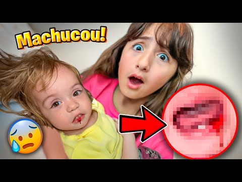 A MINHA FILHA HAILEY CAIU e se MACHUCOU FEIO! ???? ACIDENTE ???? Pai Também Vloga