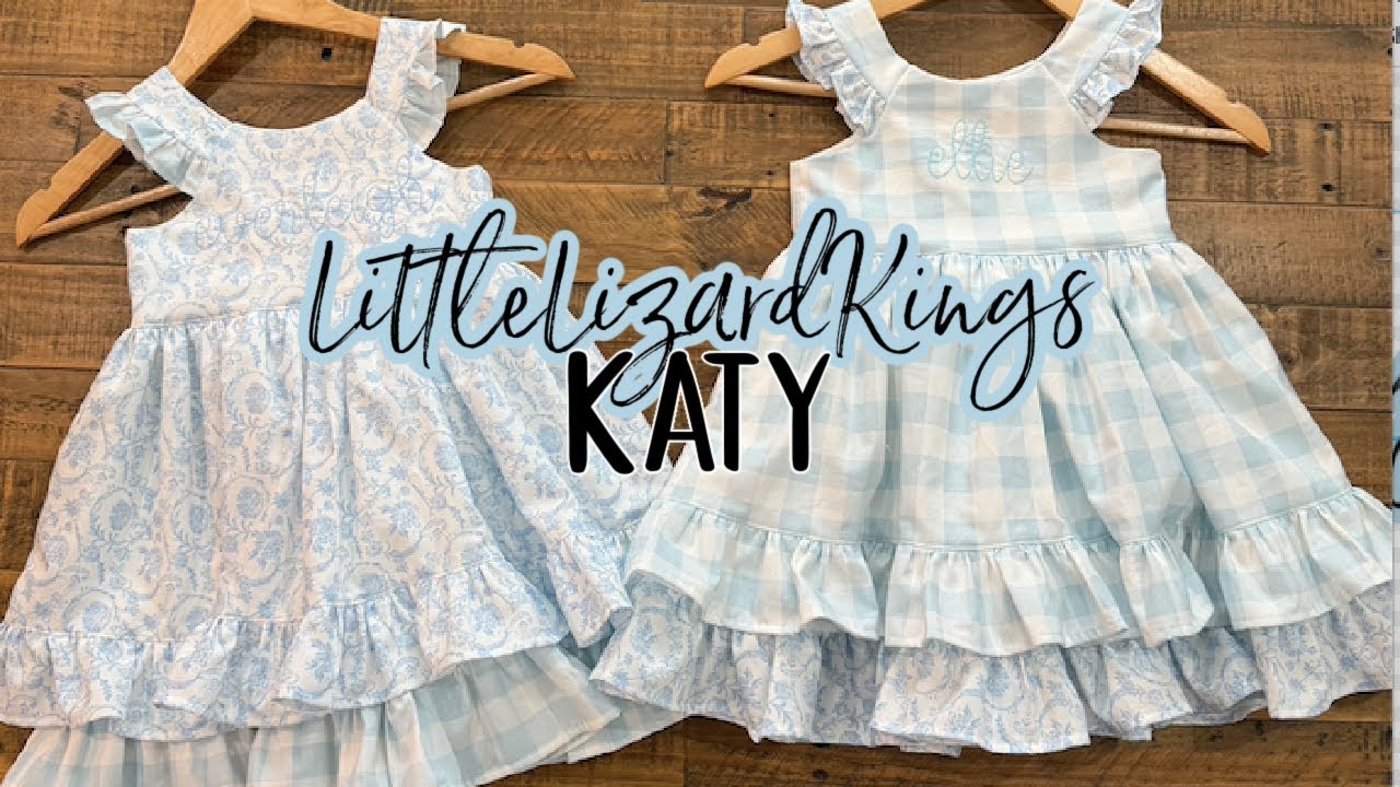 Sewing the KATY pattern from LittleLizardKing