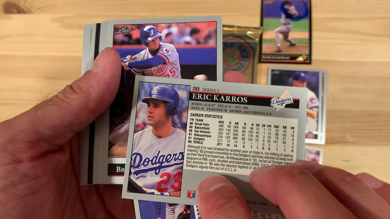 1992 Leaf Series 2 - STRANGE FIND! Never seen anything like this…