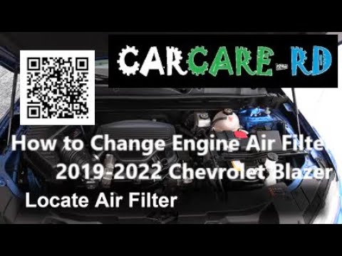 How to Change Engine Air Filter 2019-2022 Chevrolet Blazer