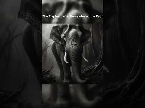 The Elephant who remembered the path | #shortsvideo #shortsfeed #motivation #shortstory #learning