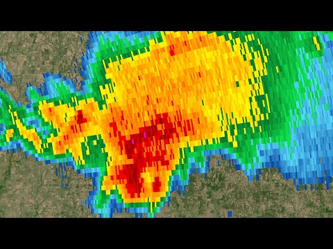 2024 Comanche, Oklahoma Supercell Radar Loop