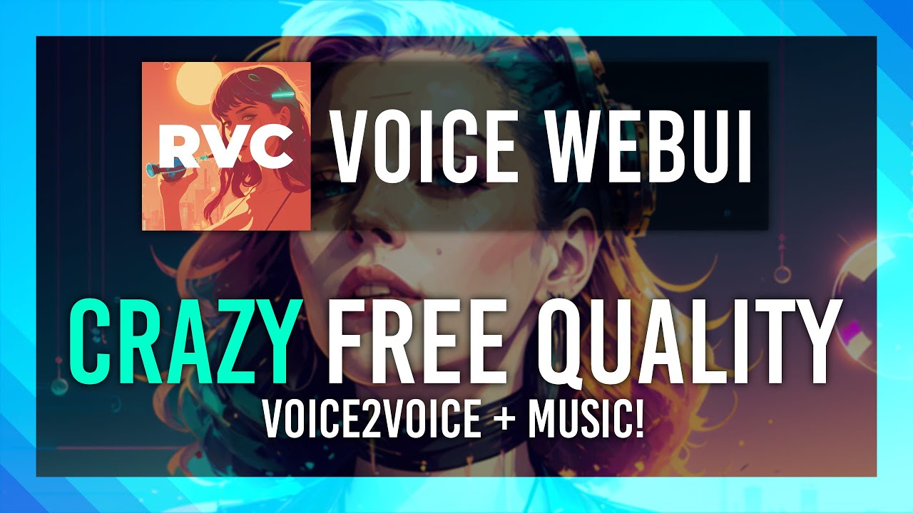 INSANE NEW FREE AI SINGER/VOICE CHANGER | Voice2Voice + Music | RVC (Voice Conversion WebUI)