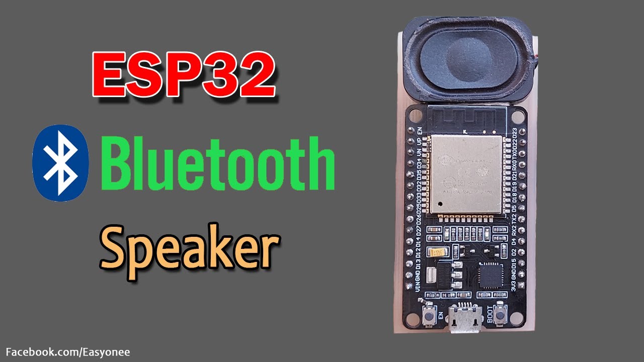 ESP32 Bluetooth Speaker Code + library + PCB