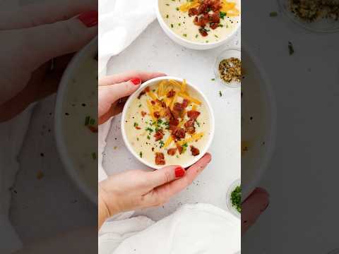 Gluten-Free Potato Soup (Baked Potato Soup!)