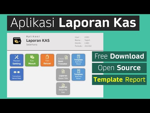Aplikasi Excel Laporan Pencatatan Kas Sederhana - Pendahuluan -Pengenalan Fitur