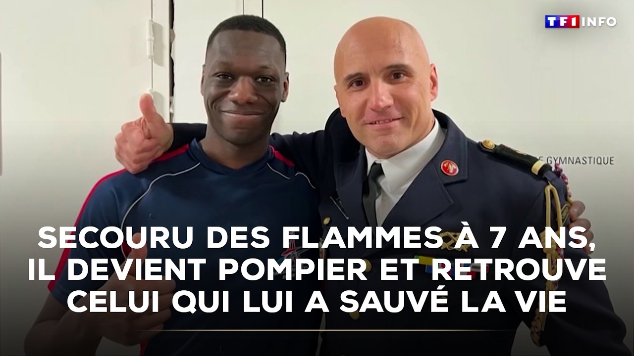Rescued from the flames at age 7, he becomes a firefighter and reunites with the man who saved hi...