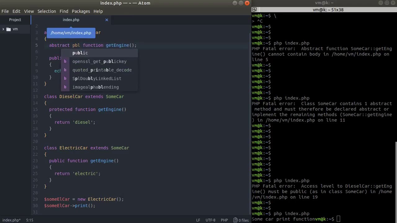 PHP OOP Tutorial #8: Abstract classes and methods