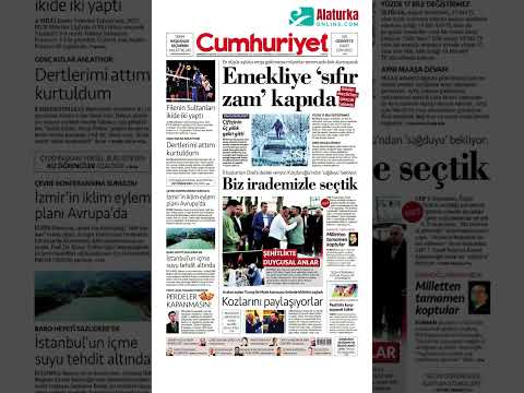 Cumhuriyet Gazetesi 1. Sayfa - 7 Haziran 2025