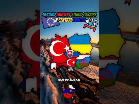 Second Largest ethnic groups in Central Europe