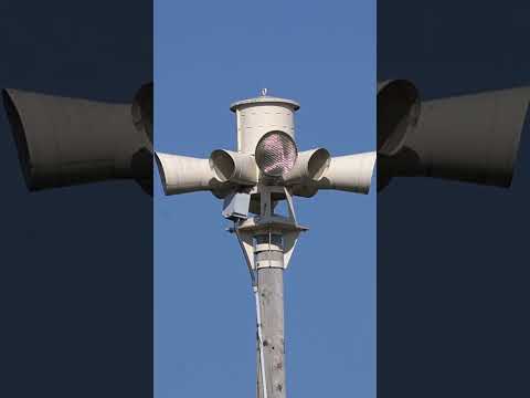 Up close view of a tornado siren part 3 | Sentry 10V | 10/11/24 #tornadosiren #stormalert #siren