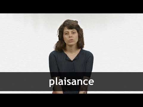 How to pronounce PLAISANCE in French
