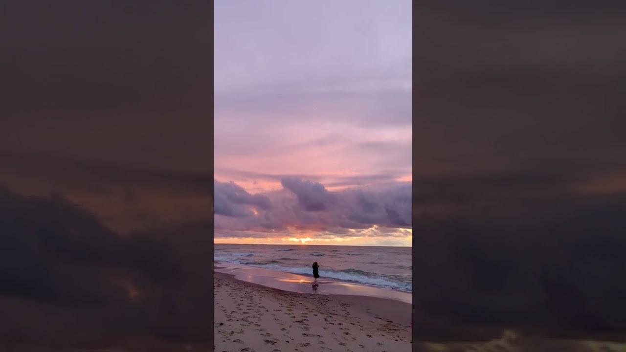 First beach sunset