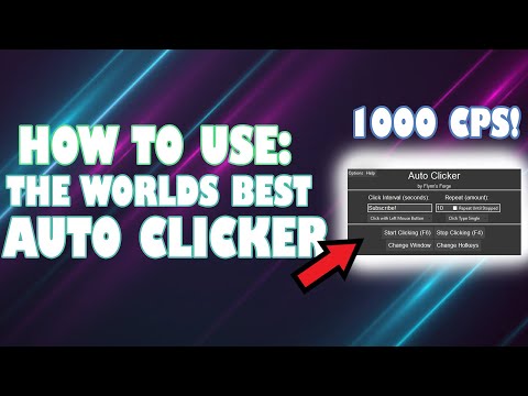 How To Use The BEST FREE AUTOCLICKER - 2024