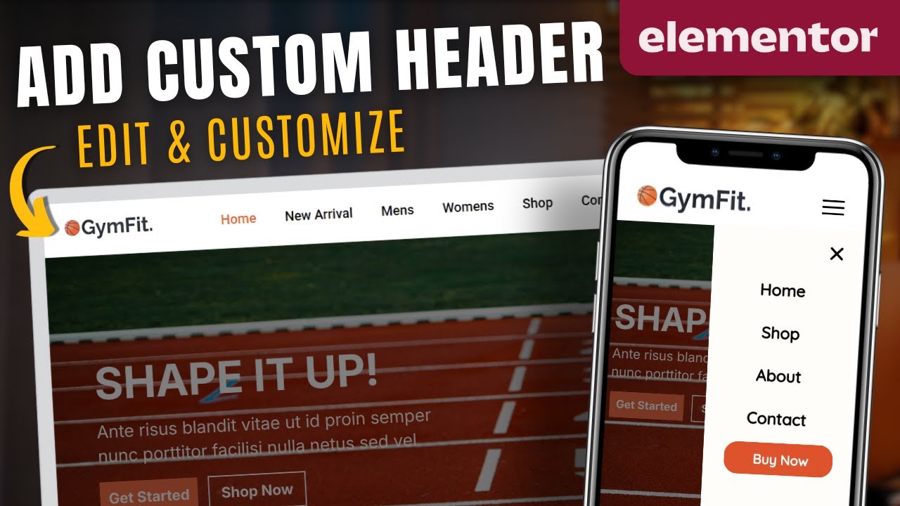 Create Custom Responsive Header - Elementor Free (2026)